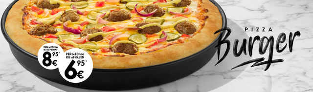 Burger Pizza - Tijdelijk bij Pizza Hut